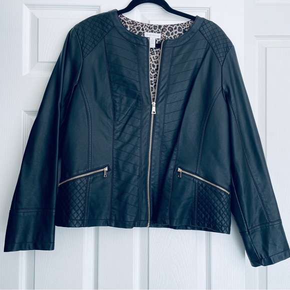 Charter Club | Jackets & Coats | Charter Club Womens Faux Leather ...